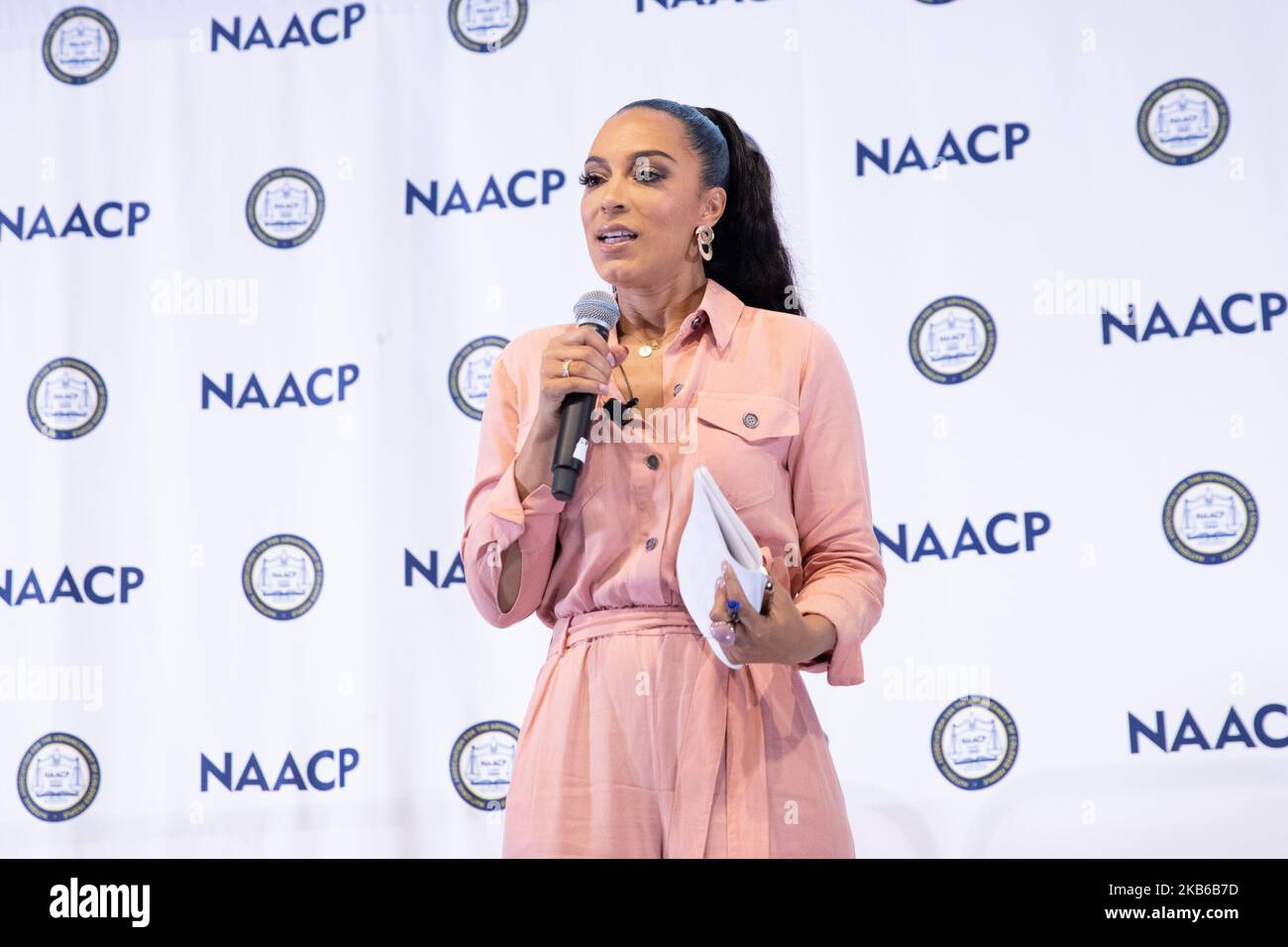 Political strategist & CNN political commentator Angela Rye moderated ...