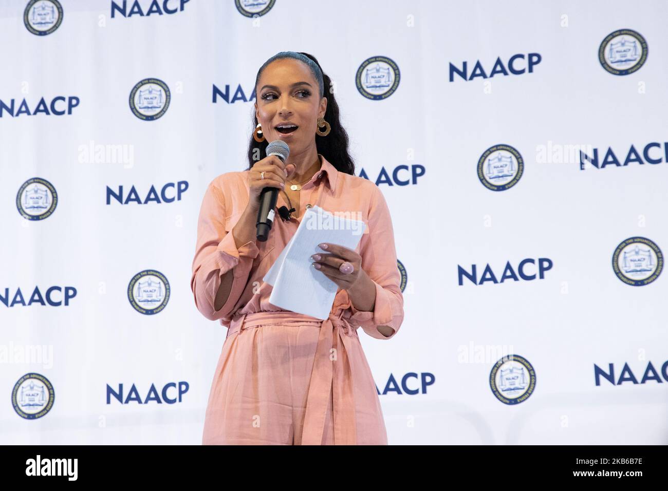 Political strategist & CNN political commentator Angela Rye moderated ...