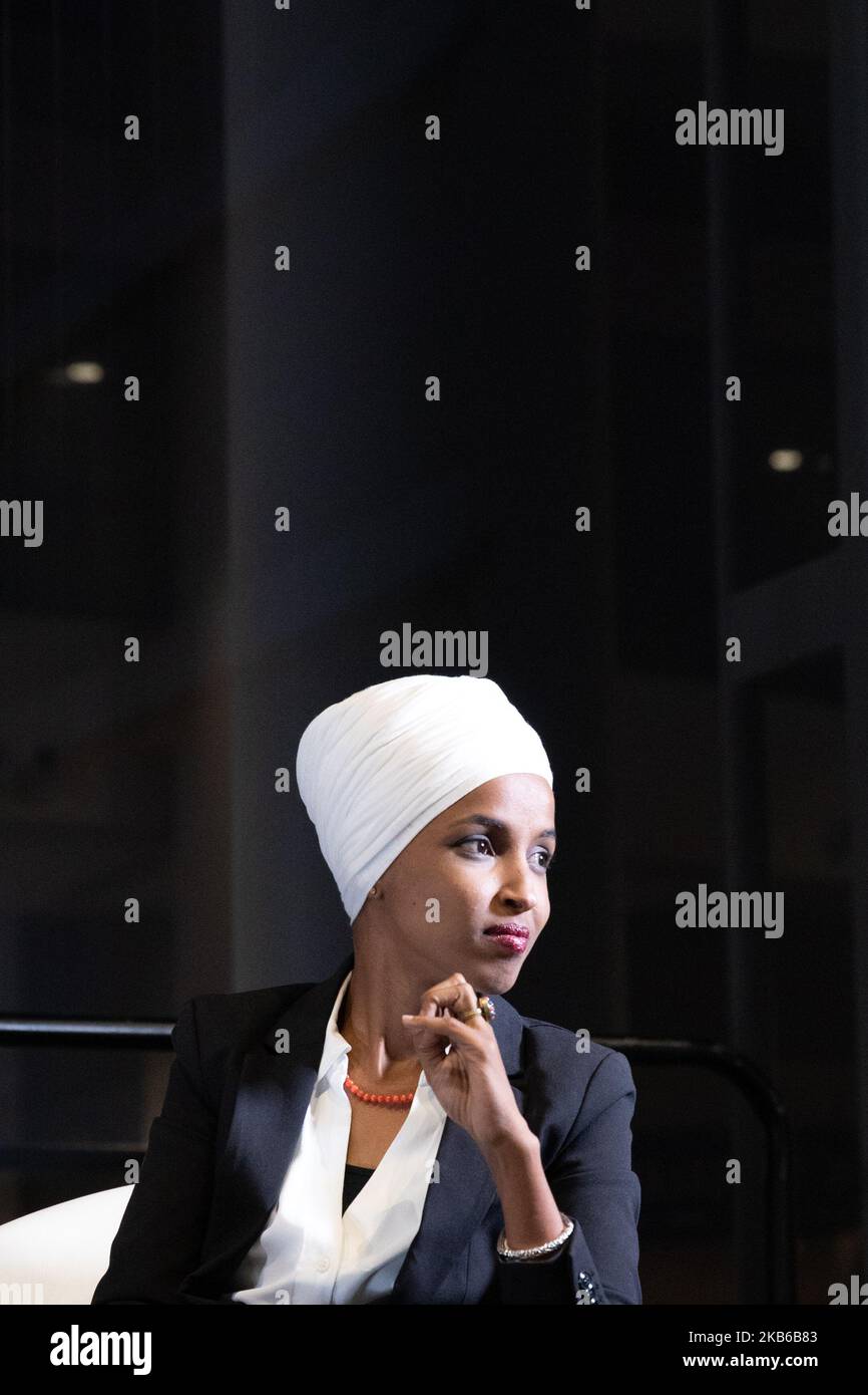 House of representatives ayanna pressley listens hi-res stock ...