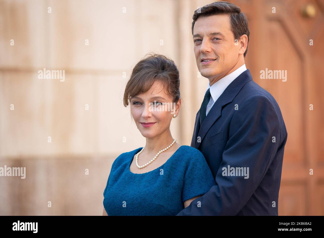 attends the soap opera by RAI 1 ''Il Paradiso delle Signore'' photocall ...