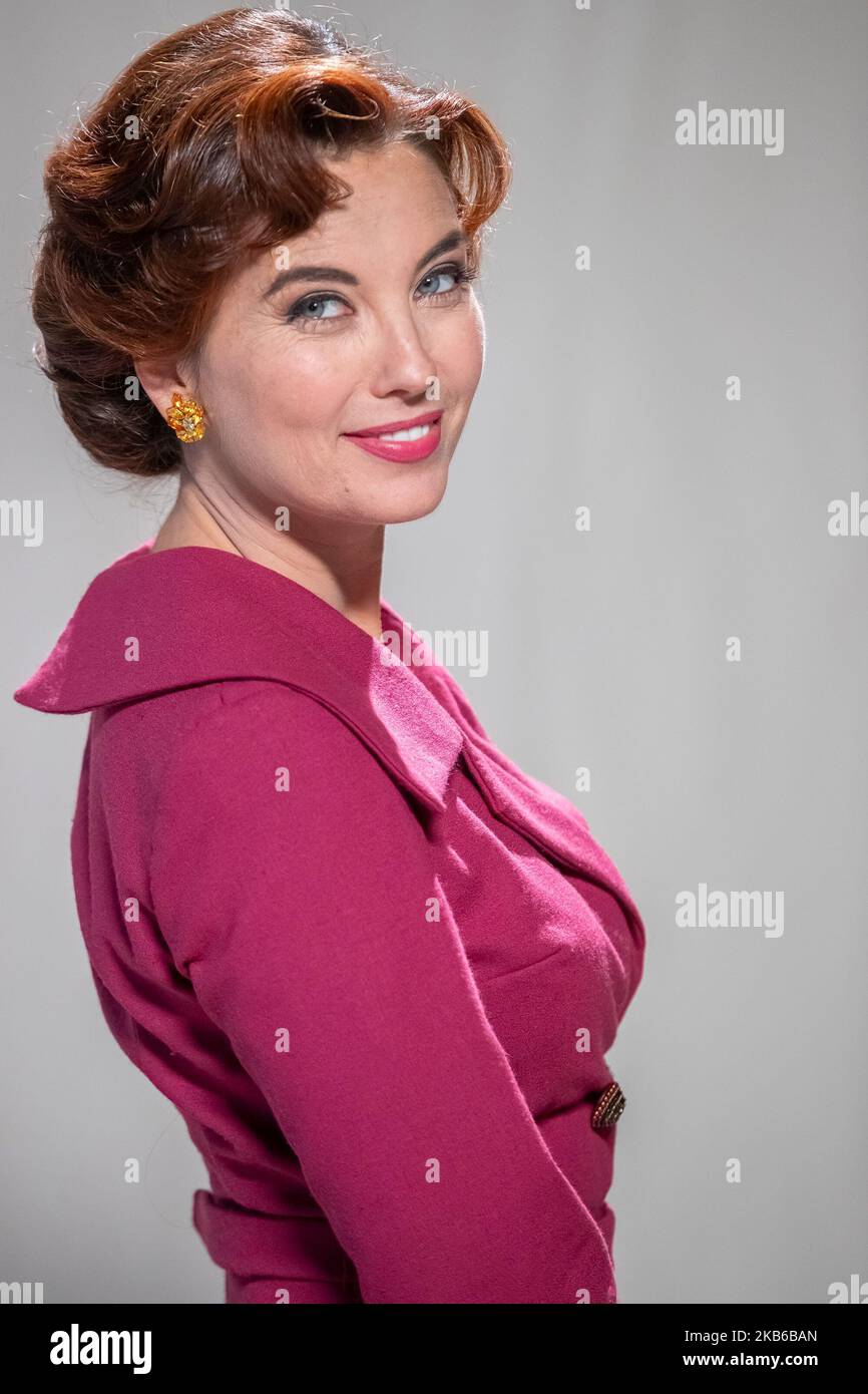 attends the soap opera by RAI 1 ''Il Paradiso delle Signore'' photocall ...