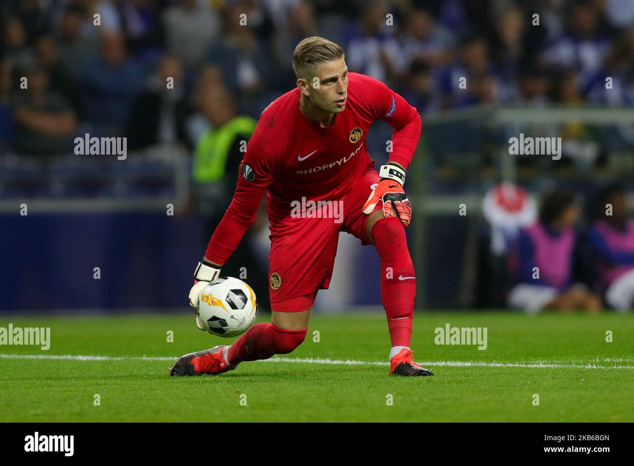 David von Ballmoos goalkeeper of BSC Young Boys in action during the ...