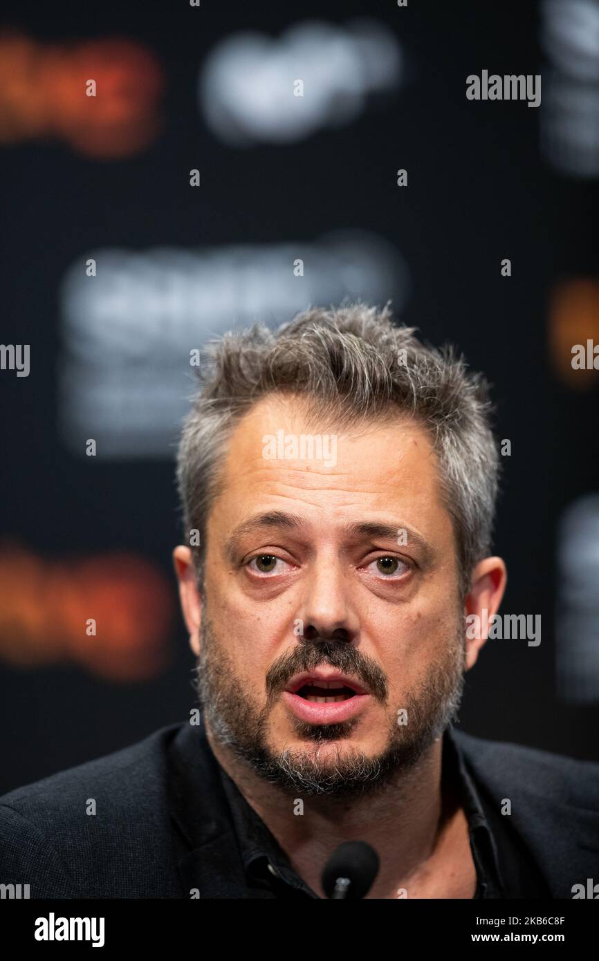 Benedict Andrews attends the 'Seberg' Press Conference at 67th San Sebastian Film Festival in ...