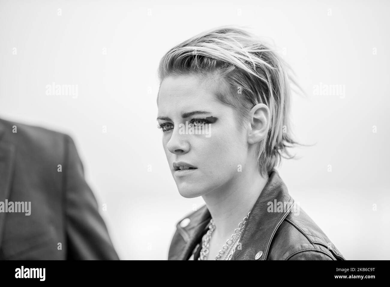 (EDITOR’S NOTE: Image was converted to black and white) Kristen Stewart attends the 'Seberg ...