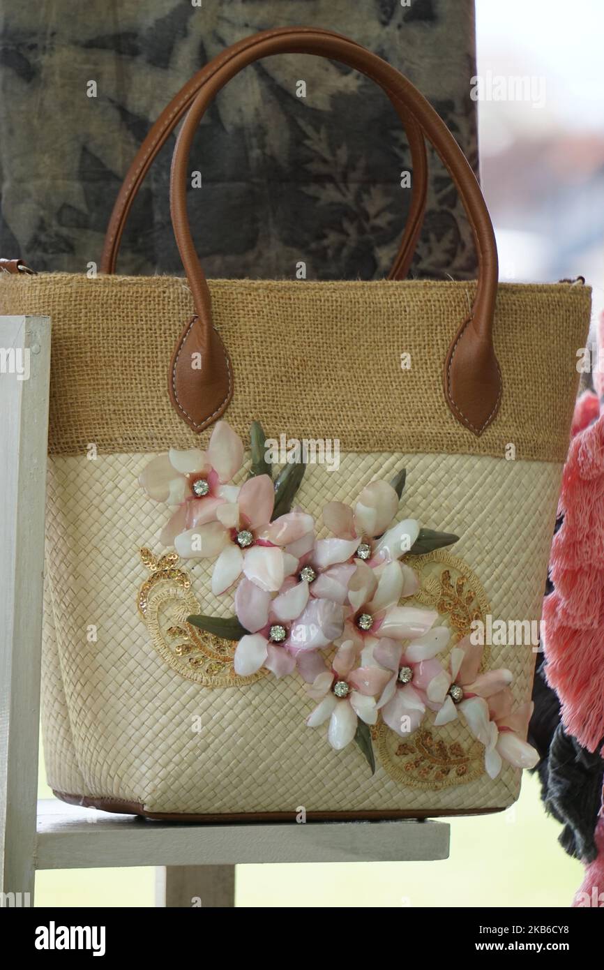 The beautiful handmade bag for woman Stock Photo - Alamy