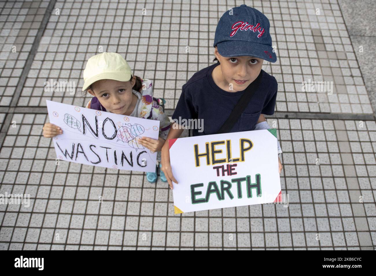 Young pose for a photo during the Global Climate Strike on September 20 ...