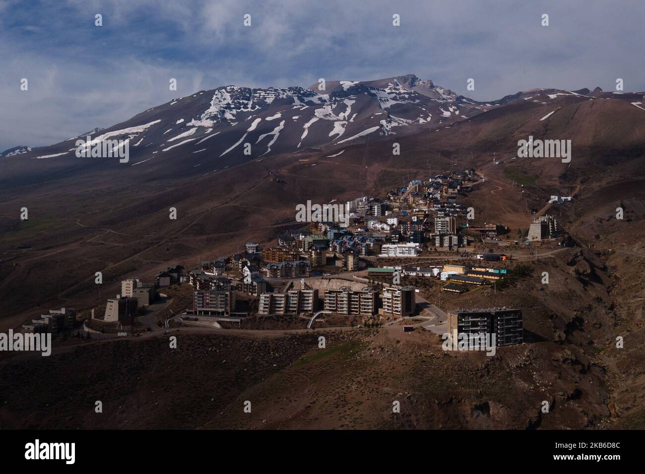 Santiago, Metropolitana, Chile. 3rd Nov, 2022. Aerial view of La Parva ...