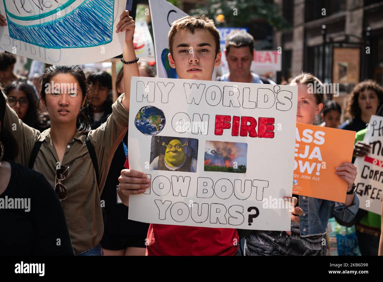 Youth activists rally at Federal Plaza in downtown Chicago as part of ...