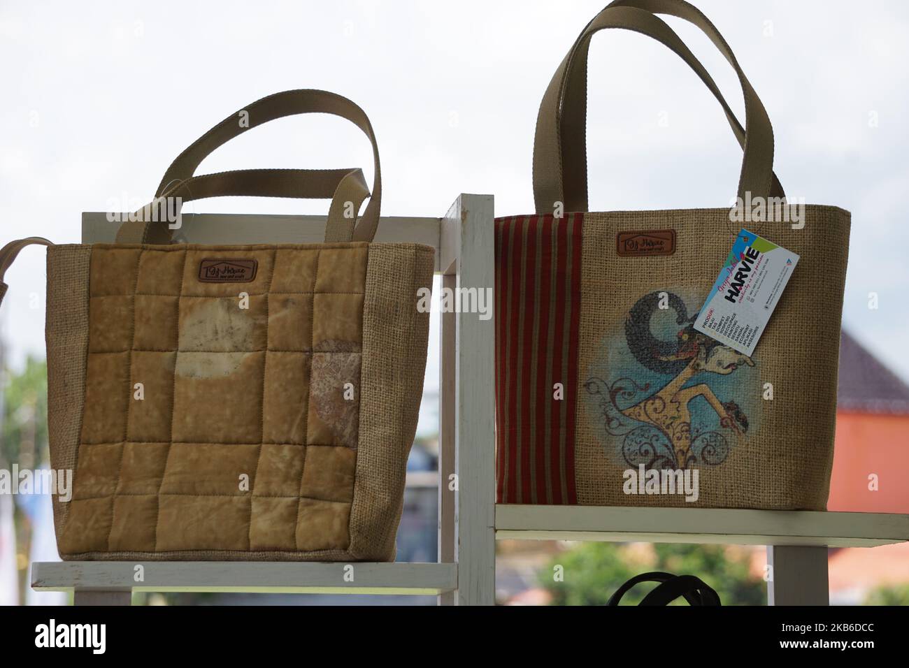 The beautiful handmade bag for woman Stock Photo - Alamy