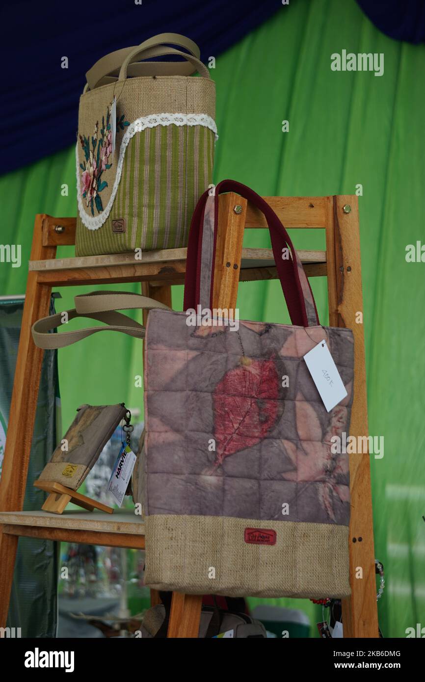 The beautiful handmade bag for woman Stock Photo - Alamy