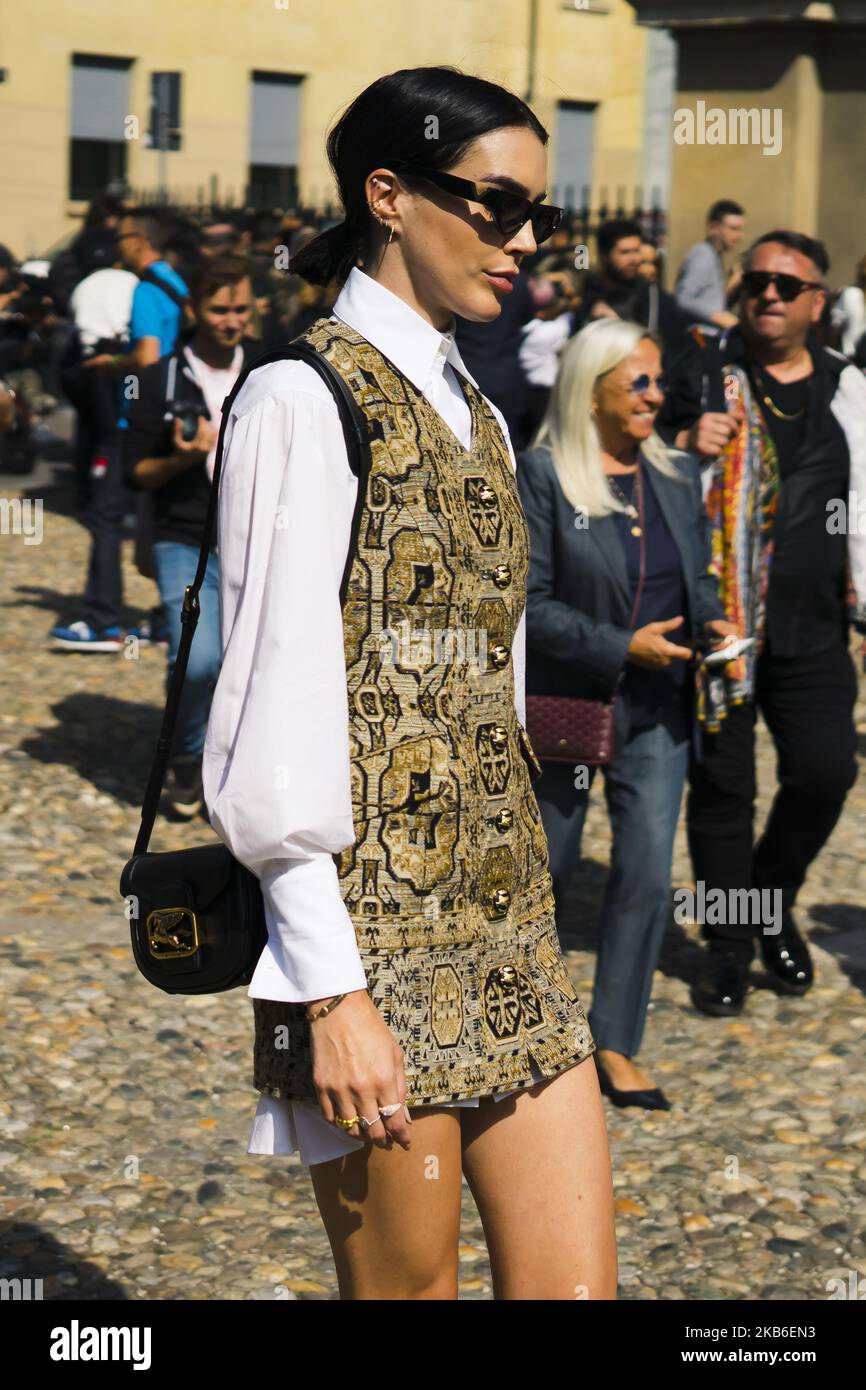Street Style at Etro Fashion Show: September 20 - Milan Fashion Week ...