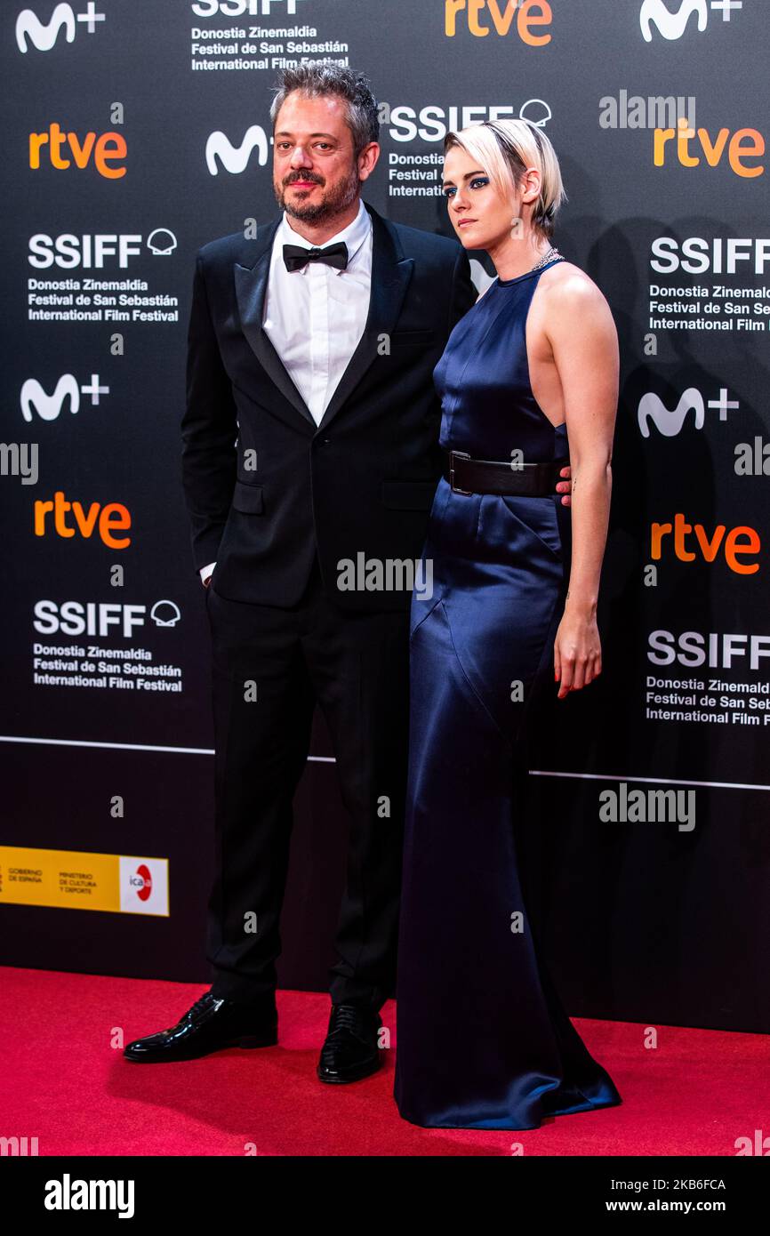 Kristen Stewart and Benedict Andrews attend 'Blackbird (La Decision ...