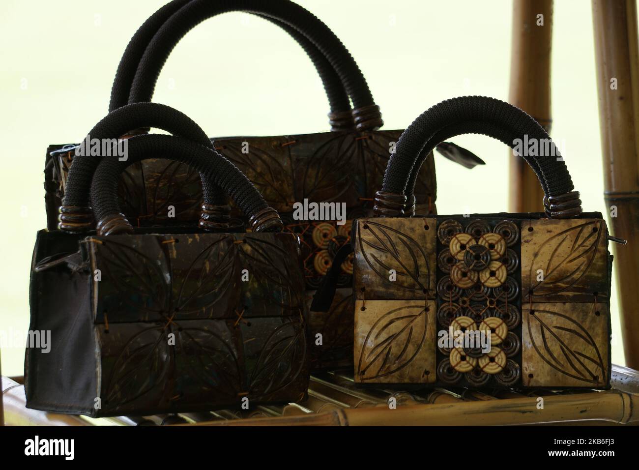 The beautiful handmade bag for woman Stock Photo - Alamy