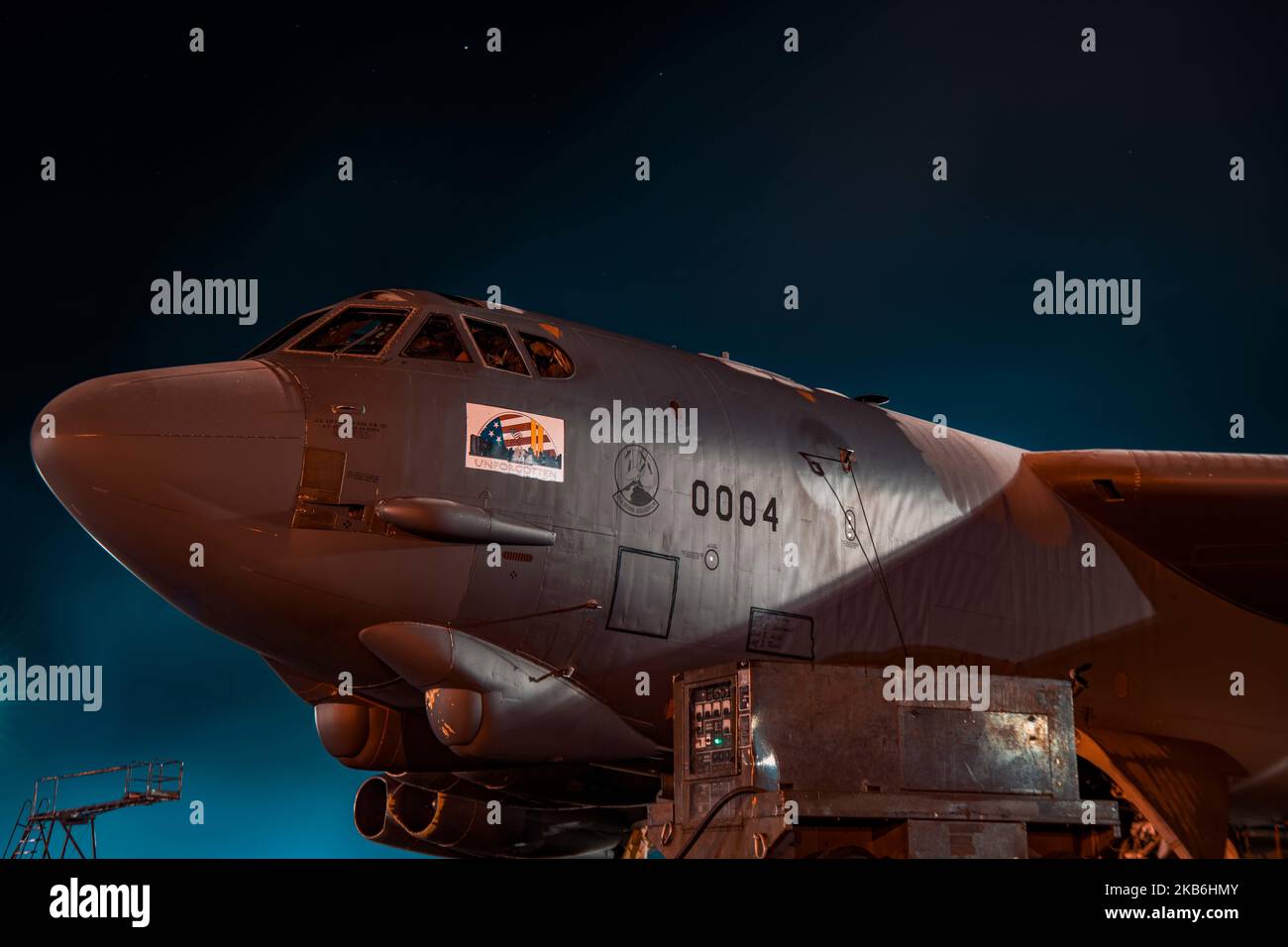 A 23rd Bomb Squadron B-52H Stratofortress is prepared for launch Oct ...