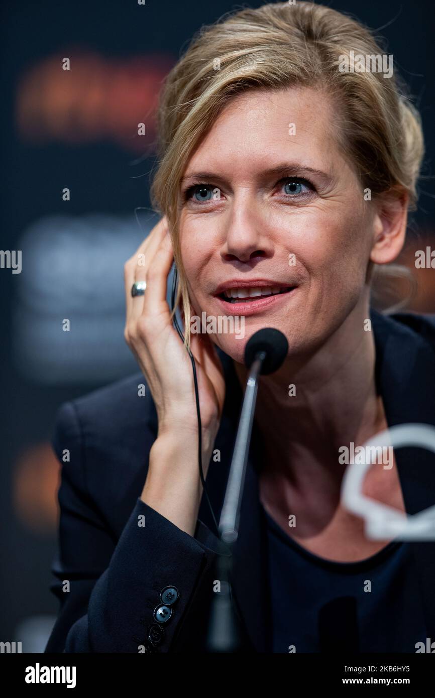 Ina Weisse attends the 'Das Vorspiel (The Audition)' Press Conference ...