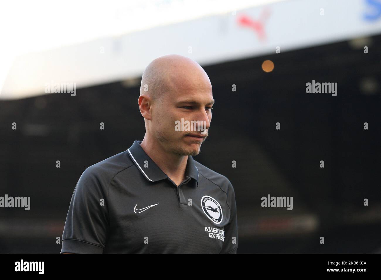 Brighton & Hove Albion's Aaron Mooy during the Premier League match ...