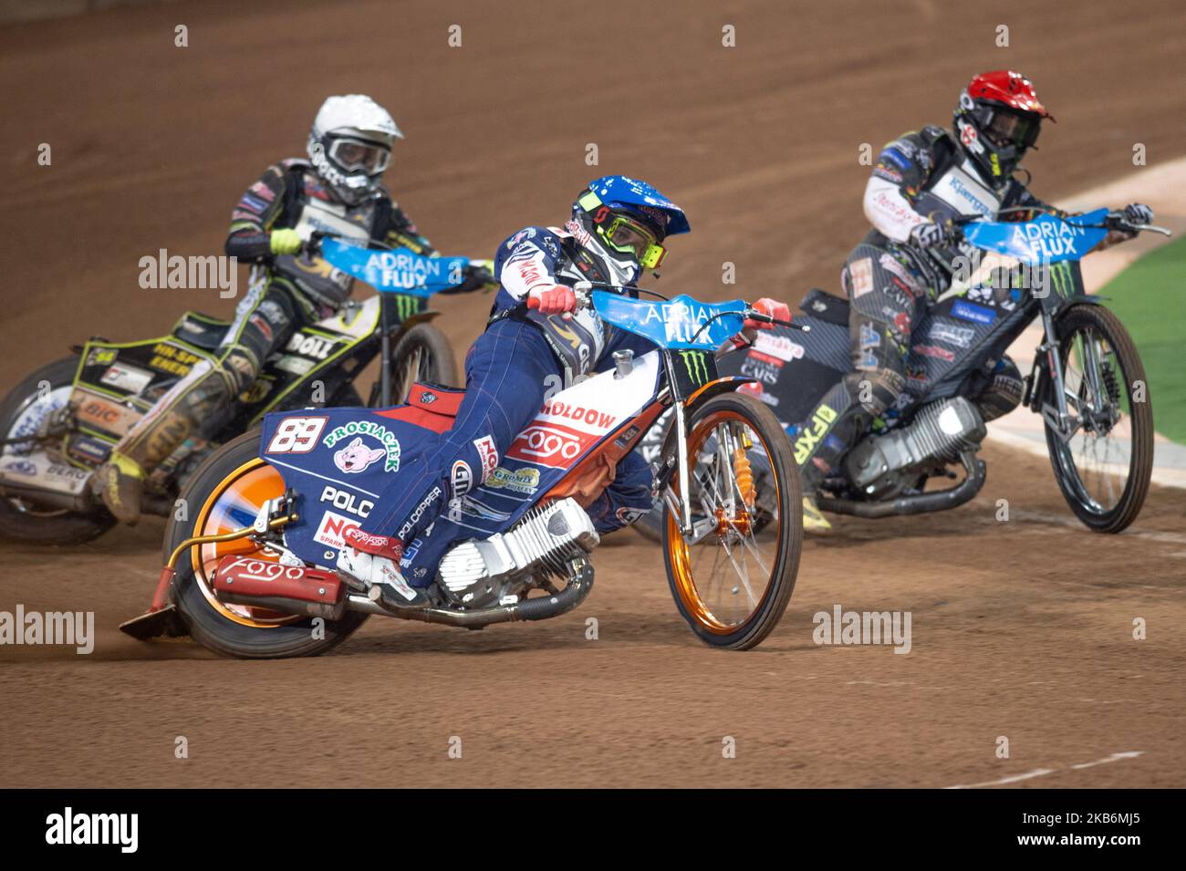 Emil Saijfutdinov (Blue) outside Fredrik Lindgren (Red) with Martin ...