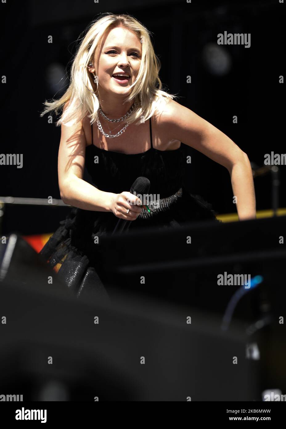 LAS VEGAS, NEVADA, USA - SEPTEMBER 21: Zara Larsson performs at the ...
