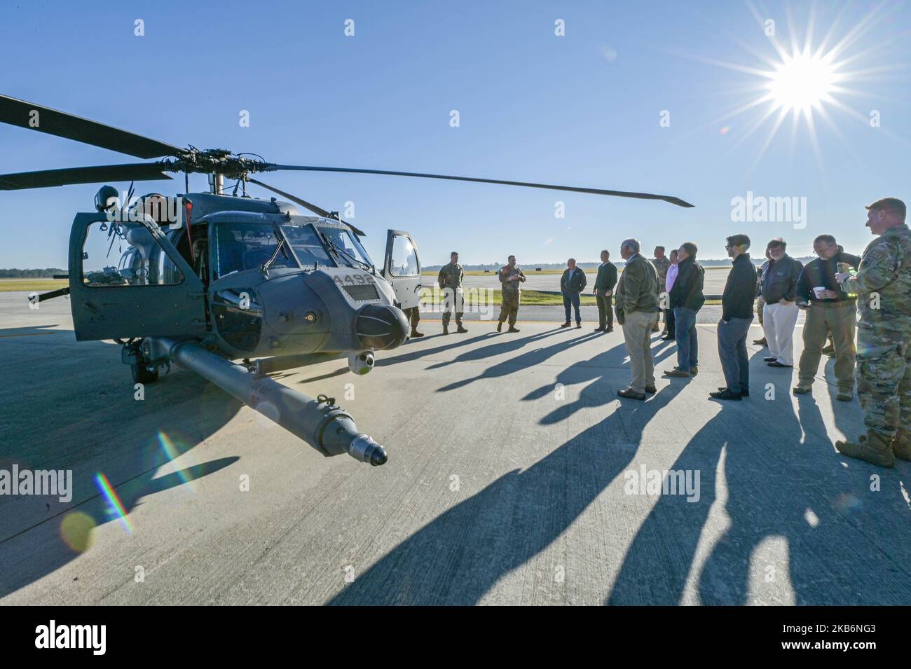 U.S. Air Force Airmen assigned to the 41st Rescue Generation Squadron ...