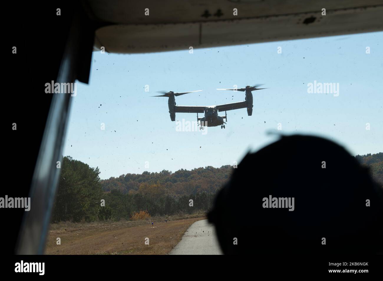A CV-22 assigned to the 8th Special Operations Squadron, prepares to ...