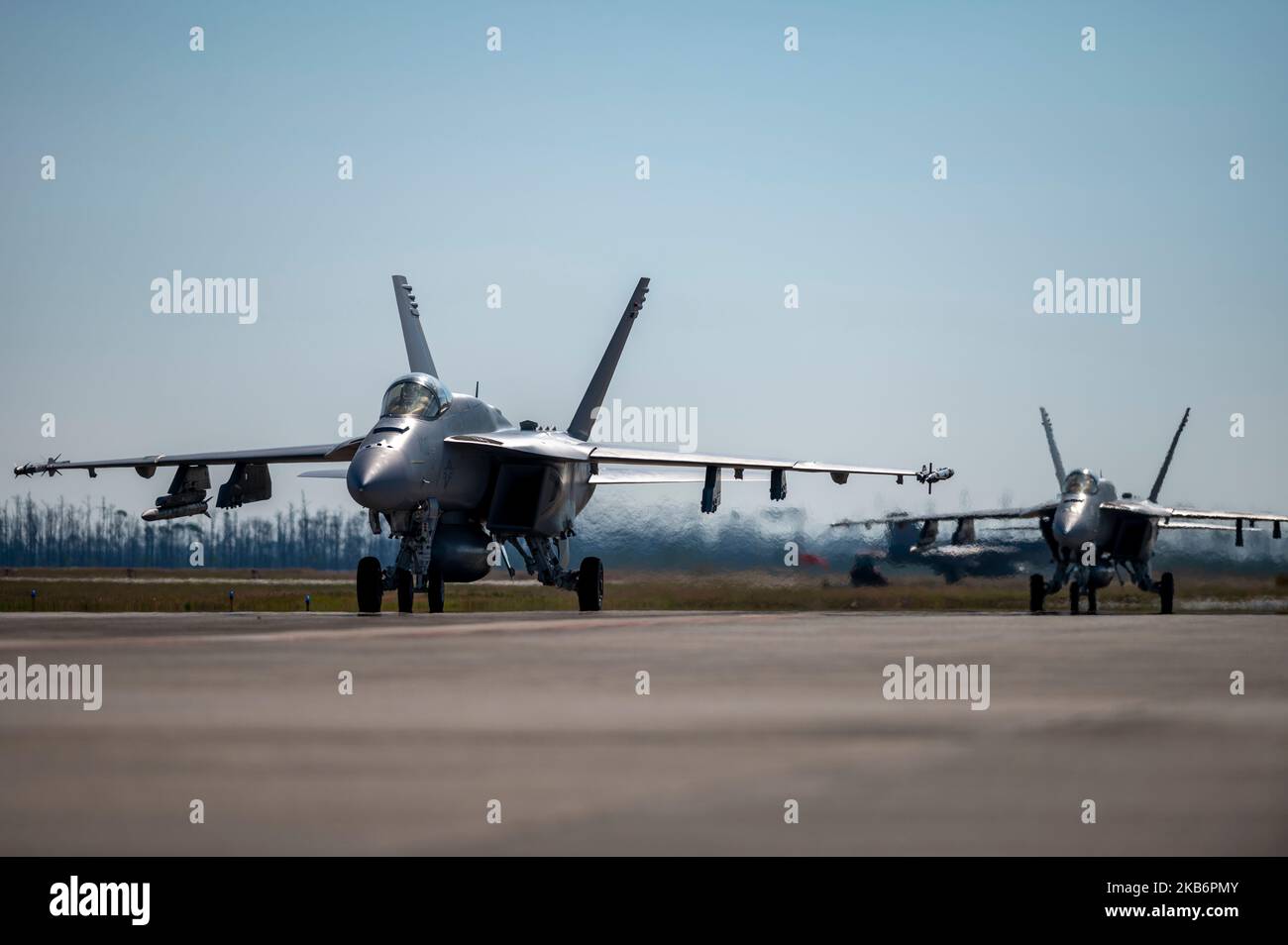 U.S. Navy F/A-18 Super Hornets assigned to Naval Air Station Lemoore ...