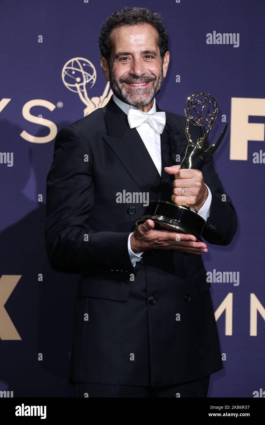 LOS ANGELES, CALIFORNIA, USA - SEPTEMBER 22: Tony Shalhoub poses in the ...