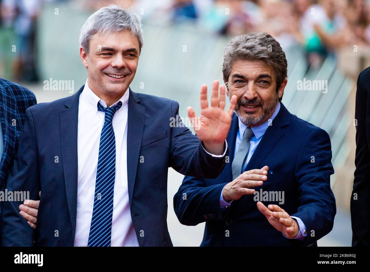 Sebastian Borensztein and Ricardo Darin attends the 'La Odisea de Los ...