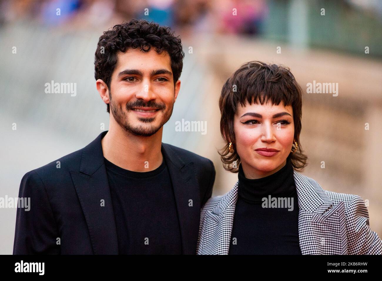 Chino Darin and Ursula Corbero attend the 'La Odisea de Los Giles ...
