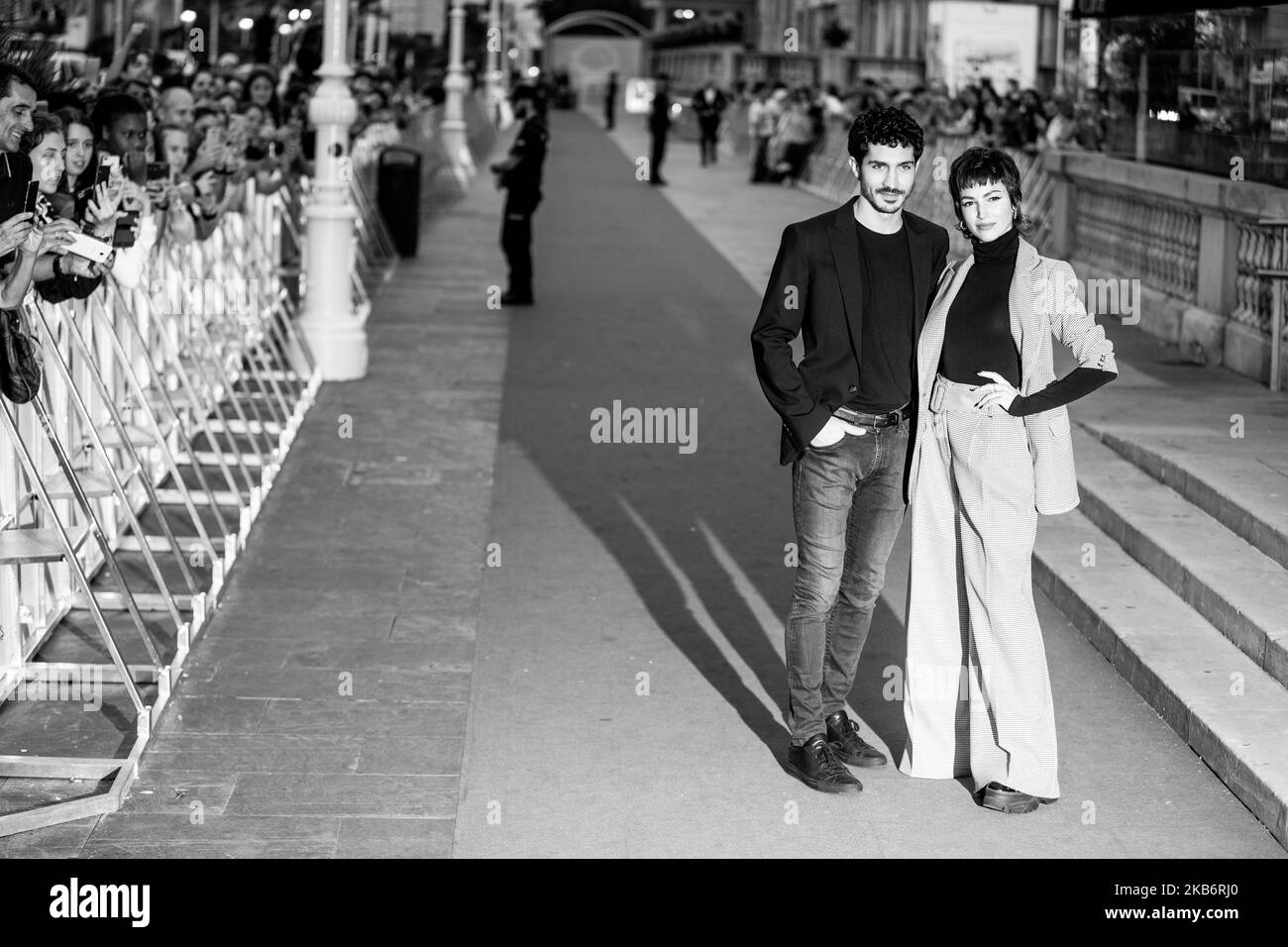 (EDITOR’S NOTE: Image was converted to black and white) Chino Darin and ...