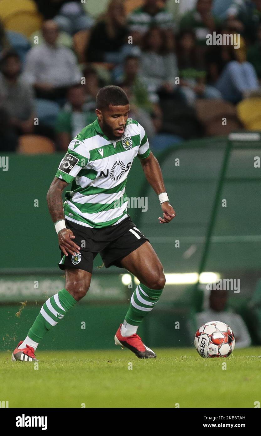 Sporting CP Defender Valentin Rosier in action during the Premier ...