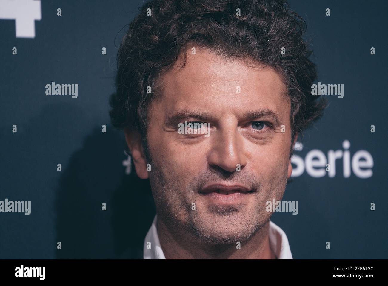 Actor Guido Caprino attends the '1994' Tv Movie photocall at The Space ...