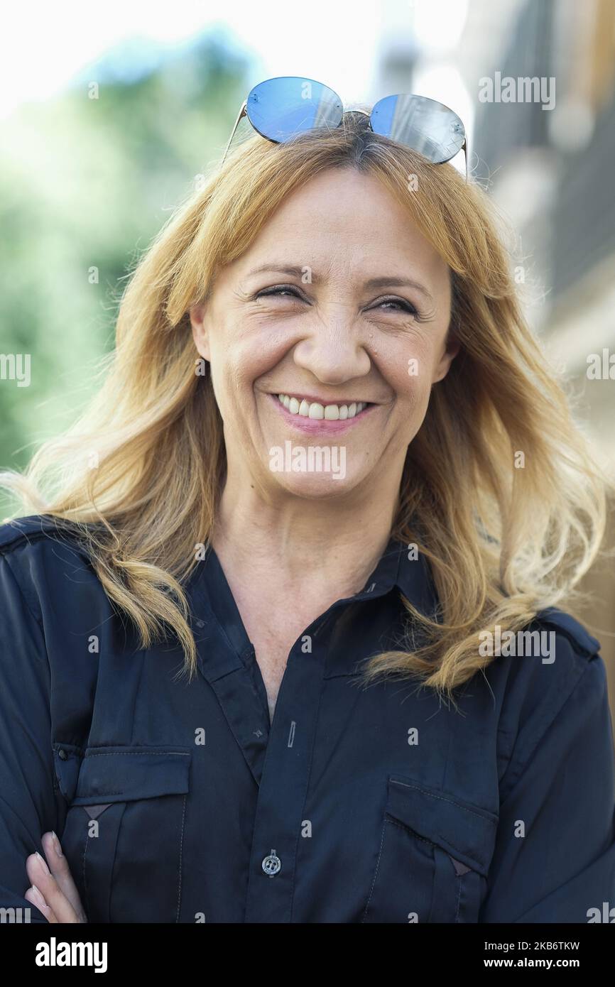 Actress Blanca Portillo poses during the portrait session in Madrid ...