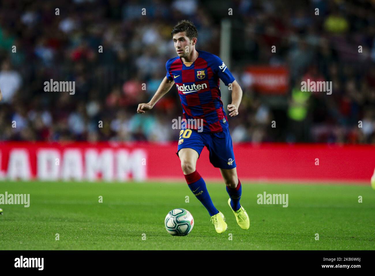 20 Sergi Roberto from Spain of FC Barcelona during the La Liga match ...