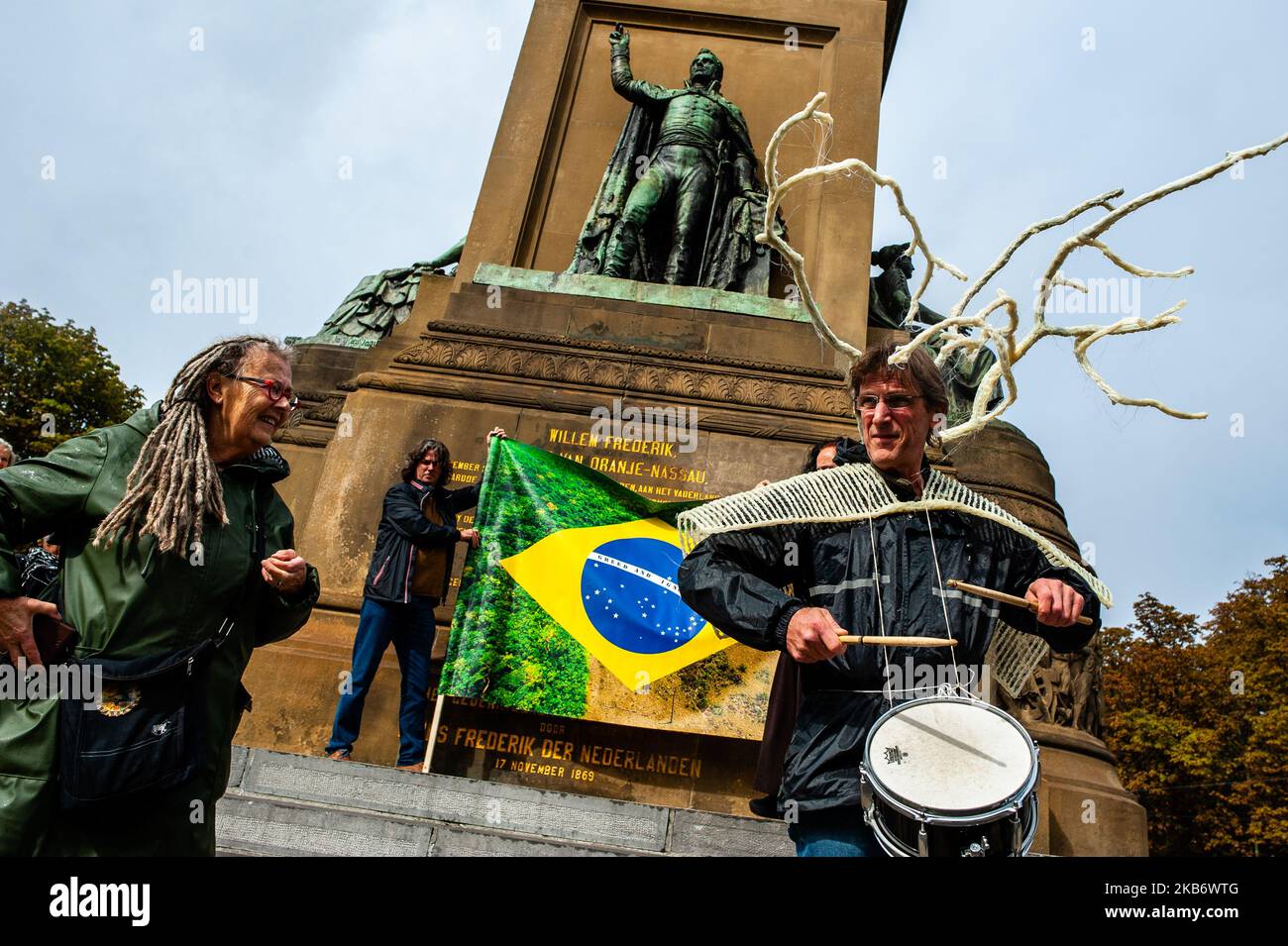 After Arnhem-based artist, Rob Voerman opened a petition to save the Amazon and to stop ...