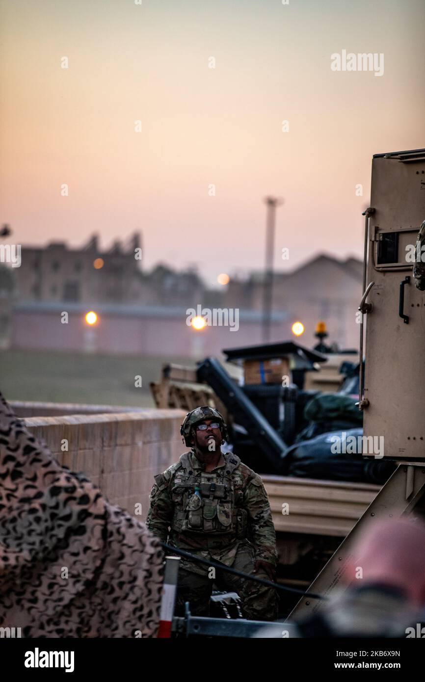 Paratroopers assigned to the 1st Brigade Combat Team, 82nd Airborne ...