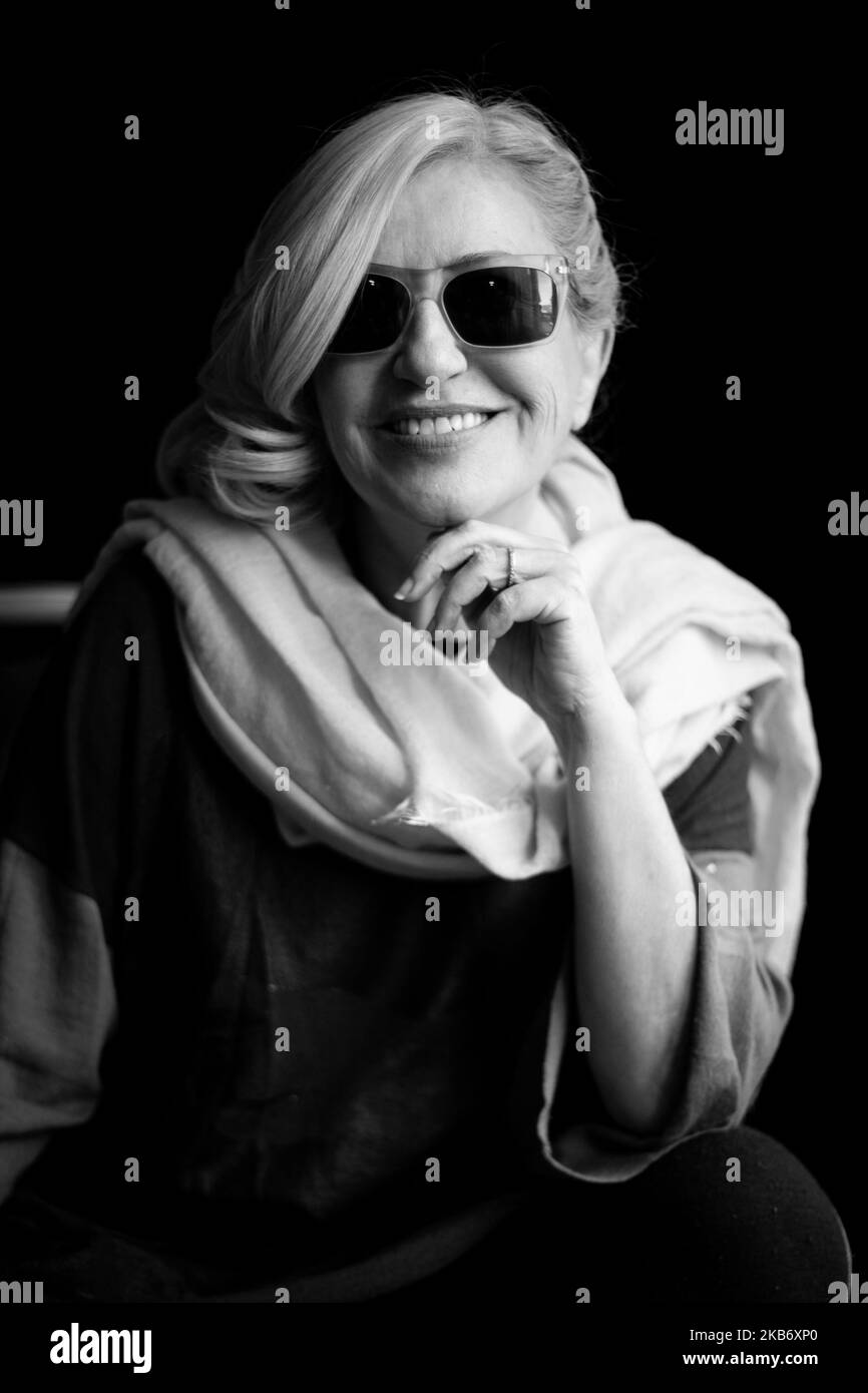 (EDITOR’S NOTE: Image was converted to black and white) Mercedes Morán poses during 67th San ...