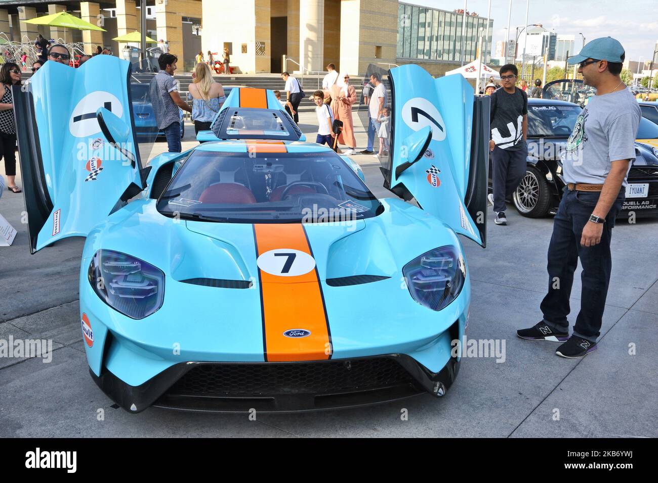 Ford GT 2017 on display during a exotic sports car show in Mississauga ...