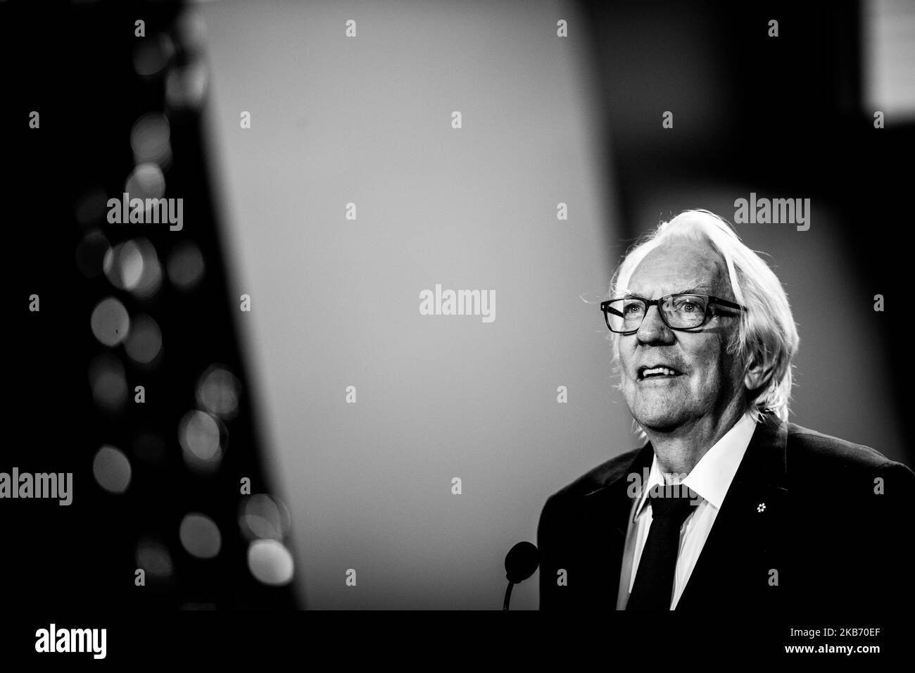 (EDITOR’S NOTE: Image was converted to black and white) American actor ...