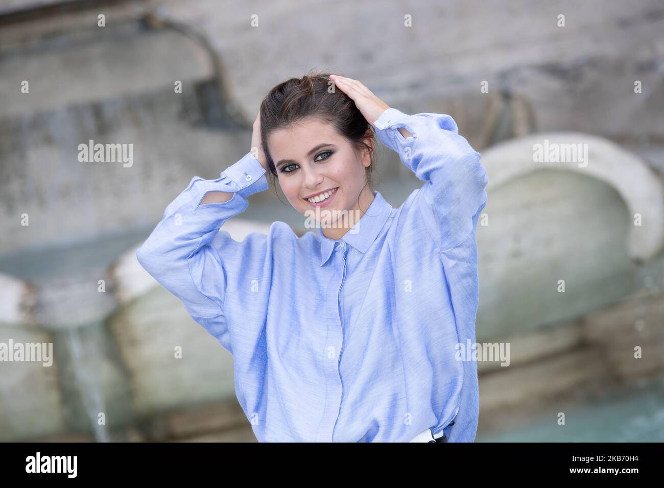 Carolina Signore attends photocall film 'Appena in un Minuto' on 26 ...