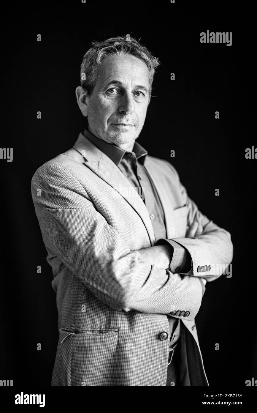 (EDITOR’S NOTE: Image was converted to black and white) Alfredo Castro poses during 67th San ...