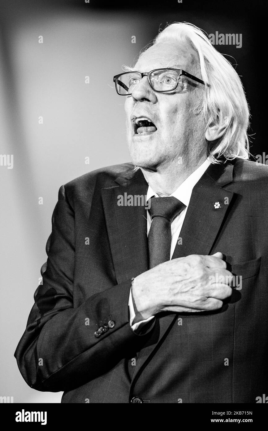 (EDITOR’S NOTE: Image was converted to black and white) American actor ...