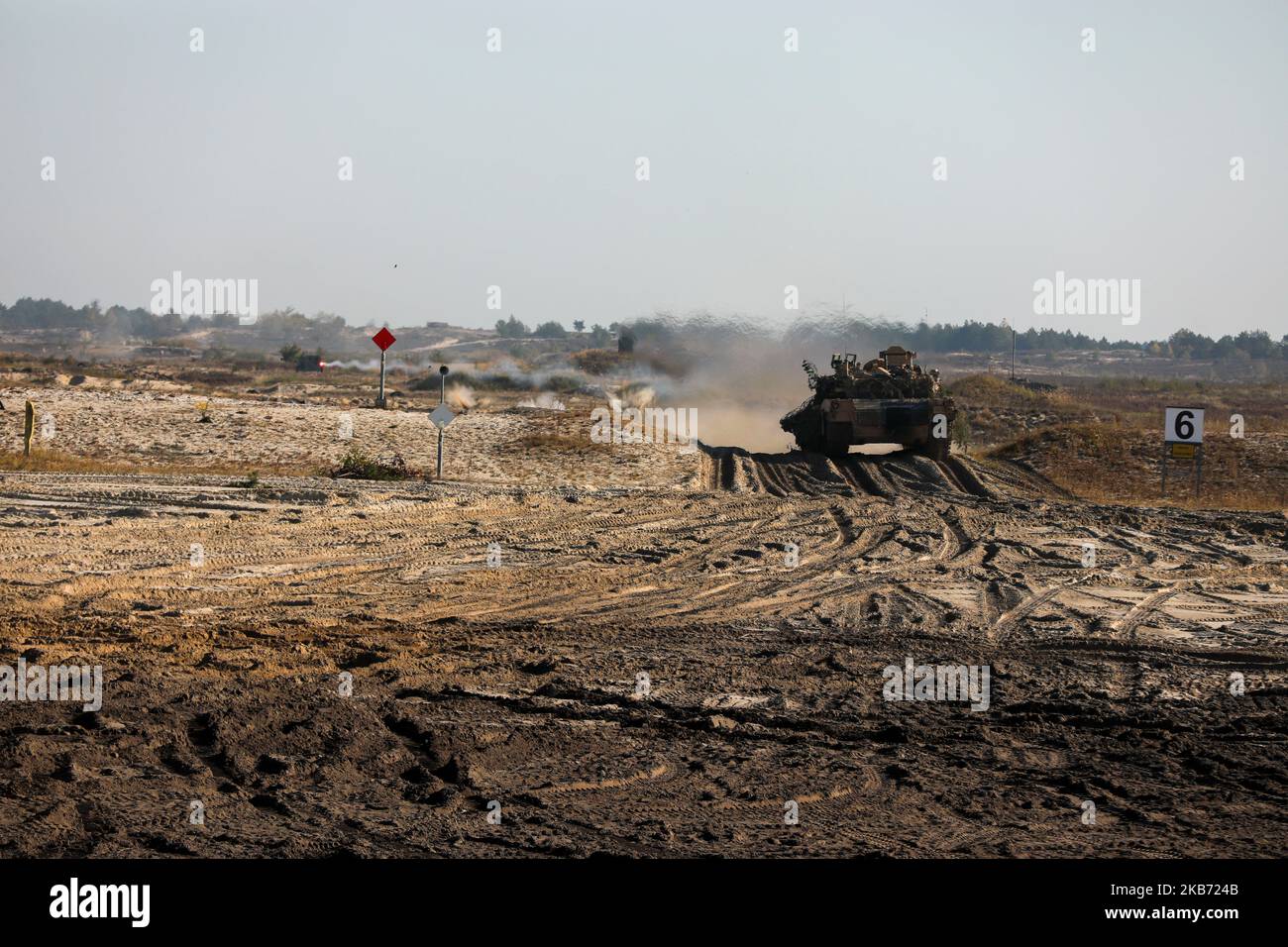 U.S. Army M1A2 Abrams assigned to 1st Battalion, 68th Armor Regiment ...