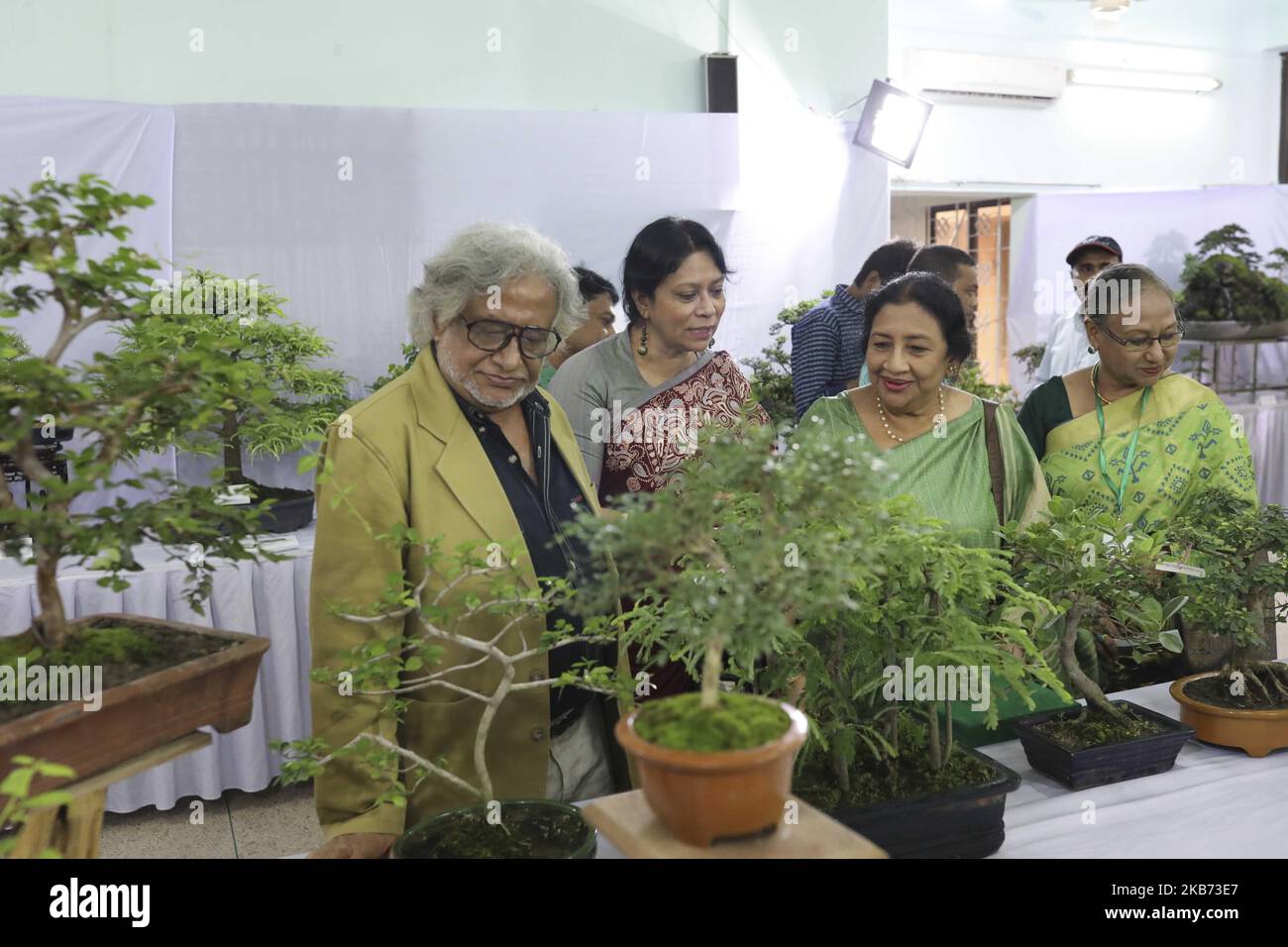Bangladeshi Visitors in the miniature tree (Bansai tree) exhibition in ...