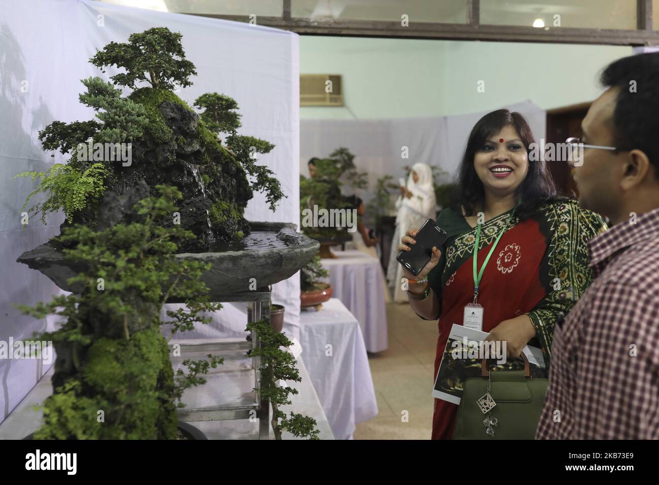 Bangladeshi Visitors in the miniature tree (Bansai tree) exhibition in ...