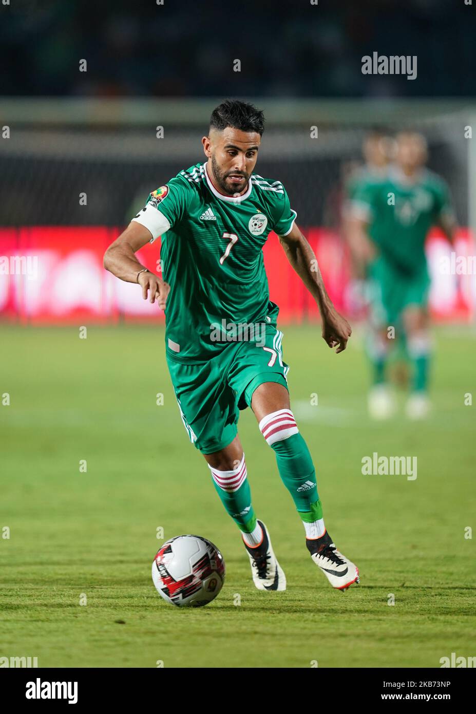 Riyad Karim Mahrez of Algeria during the 2019 African Cup of Nations ...