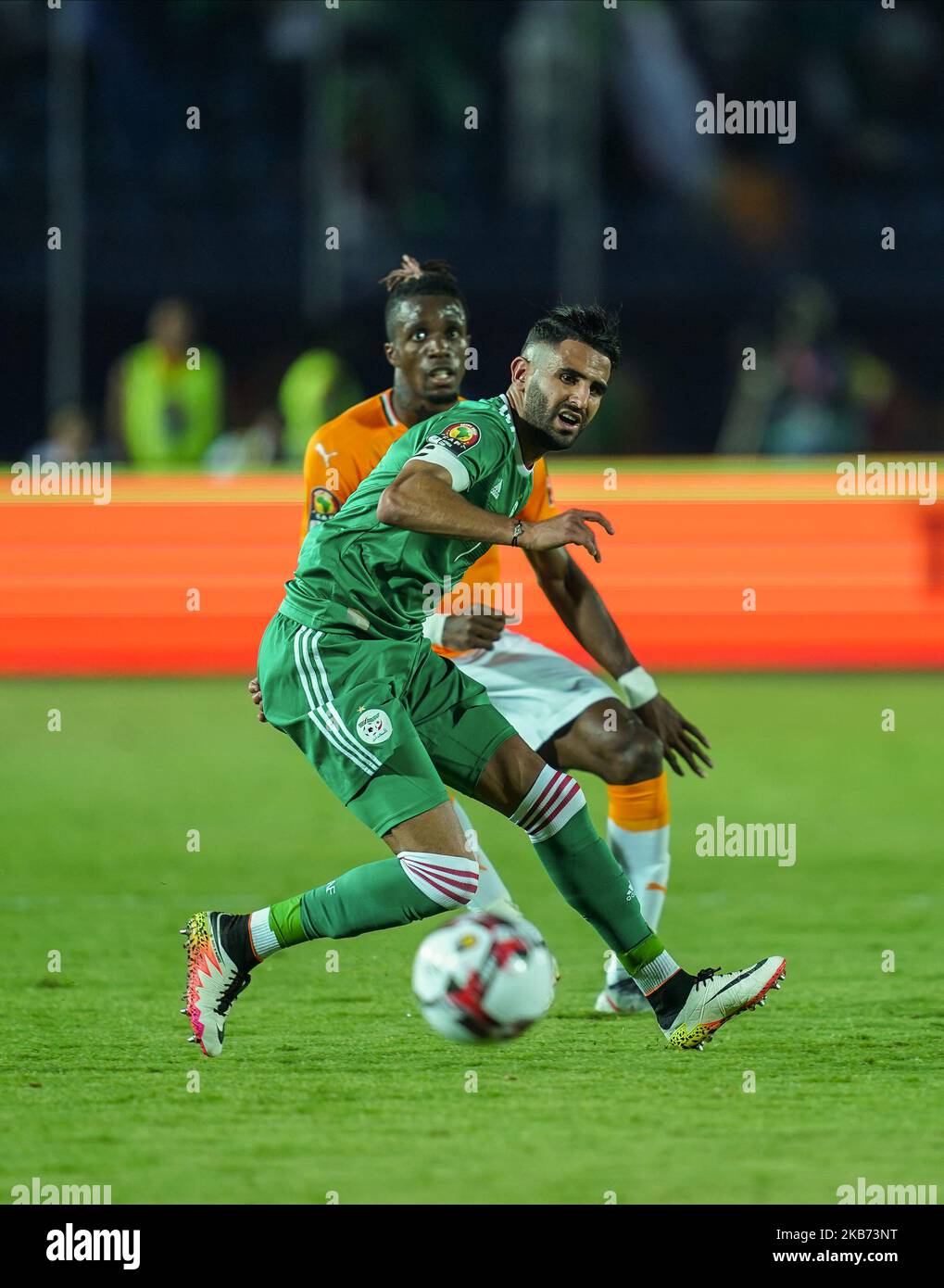 Riyad Karim Mahrez of Algeria during the 2019 African Cup of Nations ...