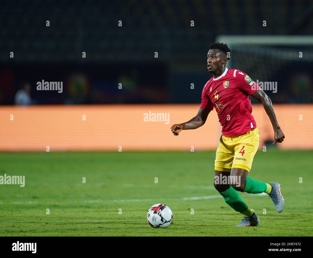 Amadou Diawara of Guinea during the 2019 African Cup of Nations match ...
