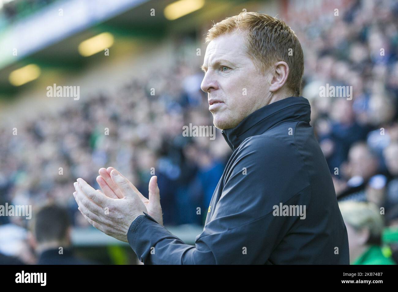 Celtic manager neil lennon during hi-res stock photography and images ...