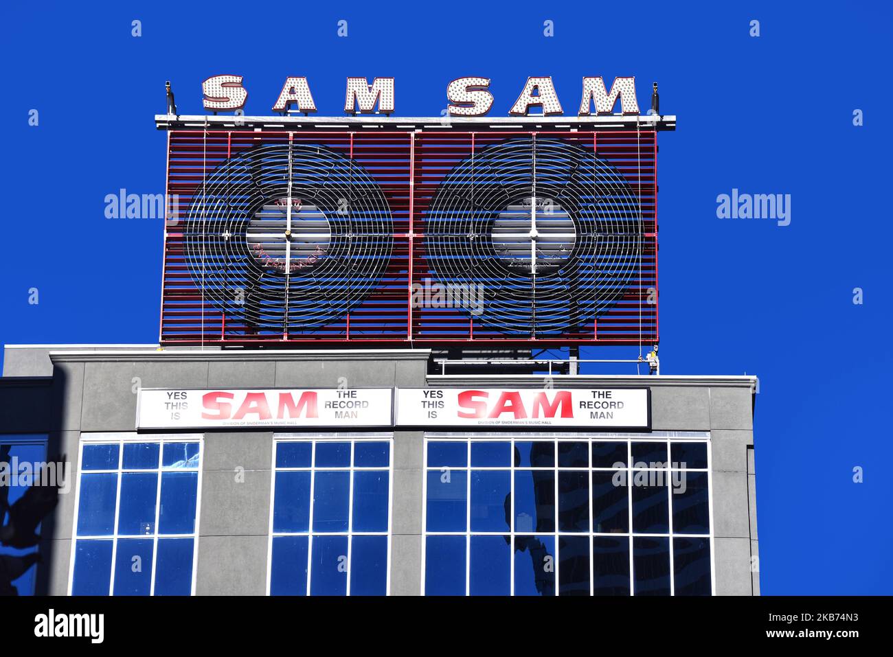 Toronto, Canada - August 11, 2022: The iconic neon sign from the Sam ...