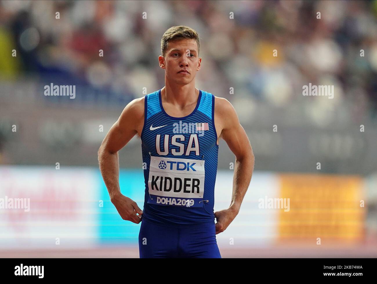 Brannon Kidder of United States competing in the 800 meter for men ...